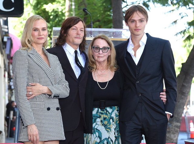 Norman Reedus, Los Angeles’taki Hollywood Şöhretler Kaldırımı’nda ...